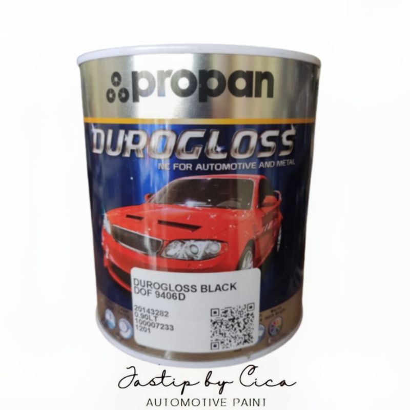 Jual Cat Duco Propan NC DUROGLOSS Balck DOFF kemasan 1 LTR | Shopee ...