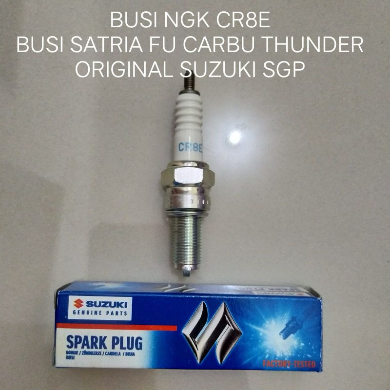 Jual BUSI PANJANG NGK CR8E BUSI SATRIA FU 150 THUNDER ORIGINAL SUZUKI ...