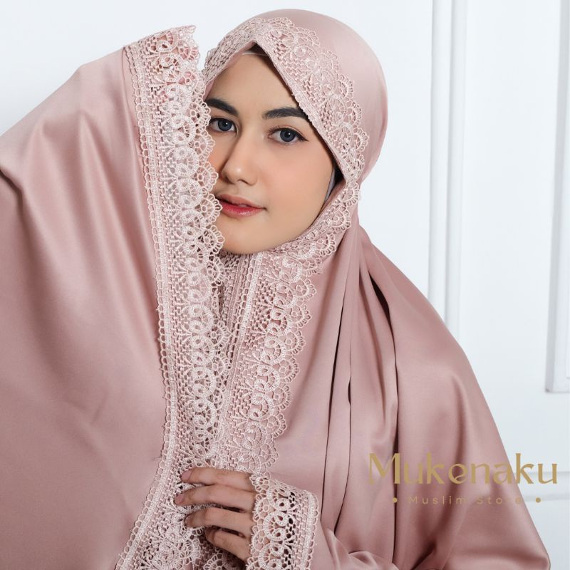 Jual Mukena Dewasa 2 In 1 Renda Premium Sutra Velvet | Shopee Indonesia