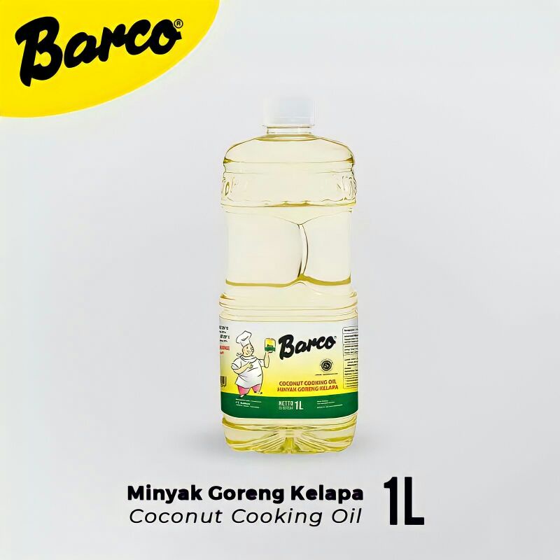 Jual Barco Coconut Oil Minyak Goreng Kelapa 1 Liter Botol | Shopee ...