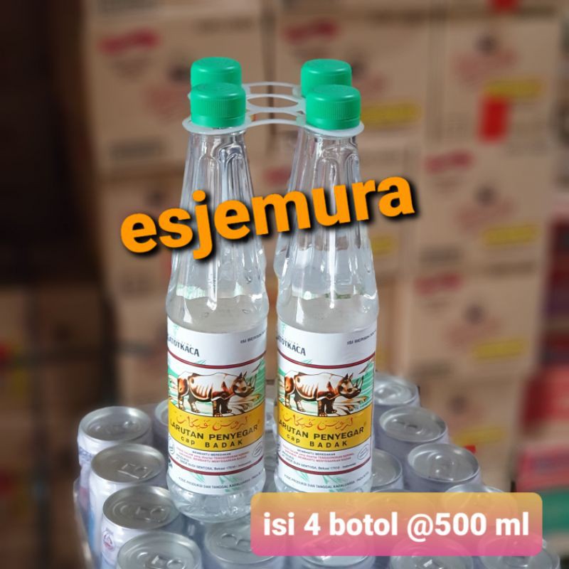 Jual Larutan Penyegar Cap Badak 500 ml isi 4 botol | Shopee Indonesia