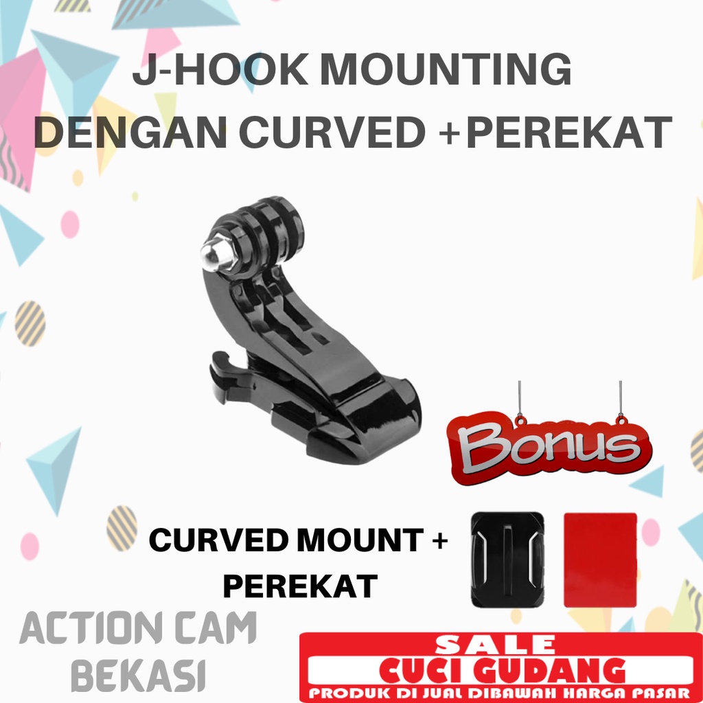 Jual Mounting Helm Model Jhook J-Hook Buckle Mount Monting Action ...