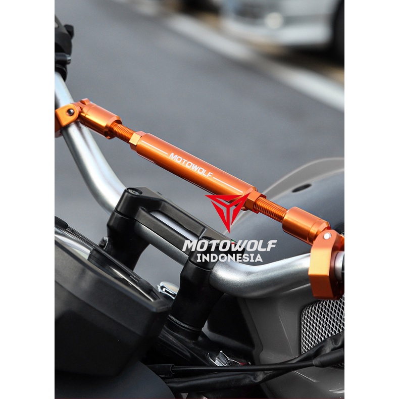 Jual Motowolf Stabilizer Stang Motor Universal Extendable Alumunium ...