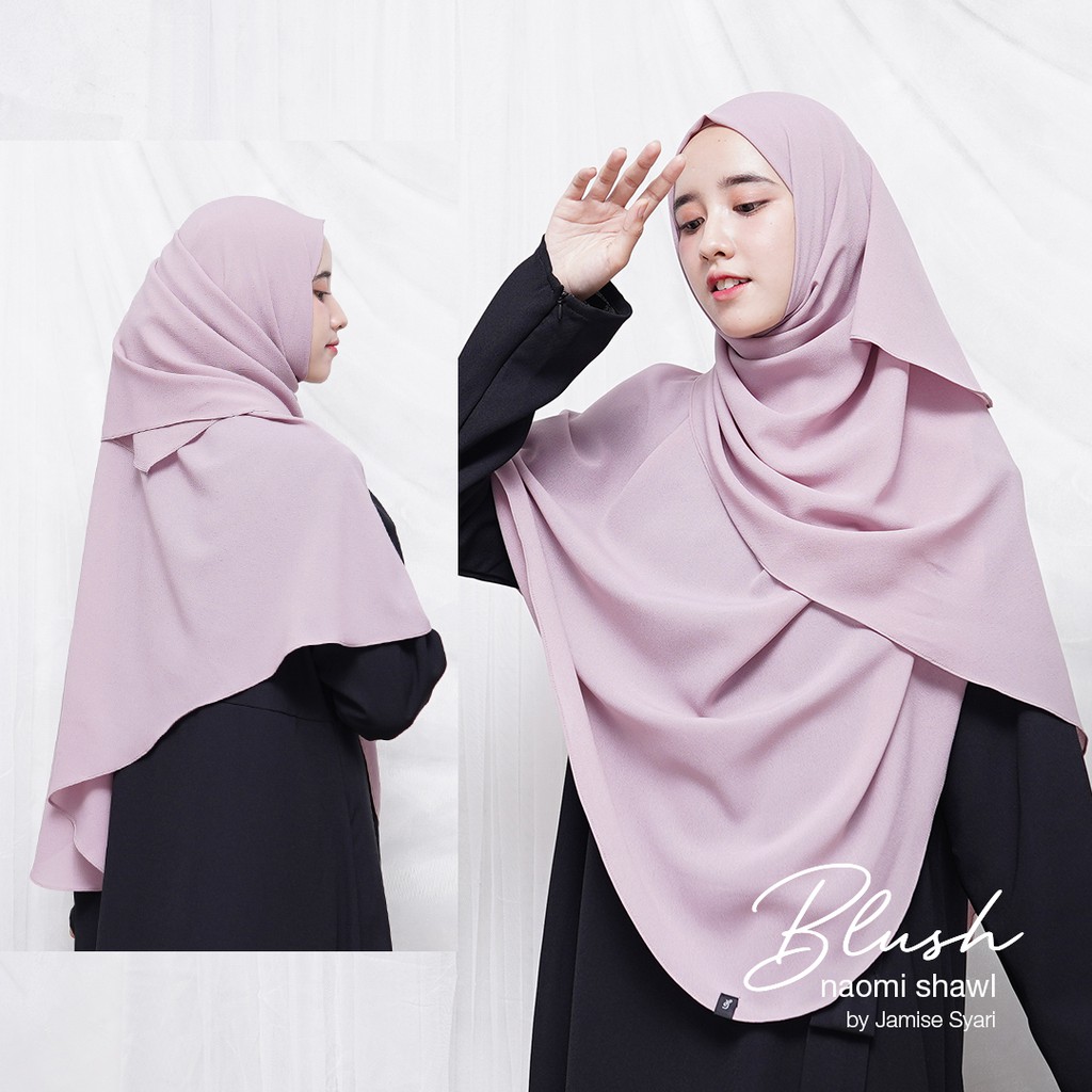 Jual Jamise | Naomi Shawl Pashmina Oval Malaysia Look | Shopee Indonesia