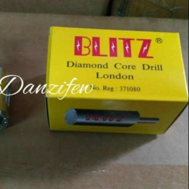 Jual Diamond Core Drill 40mm Merk BLITZ || Mata Bor Batu / Kaca ...