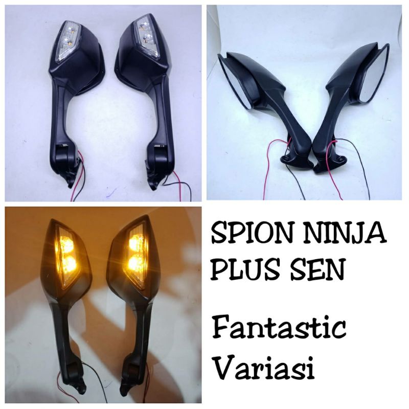 Jual SPION NINJA PLUS SEN KACA SPION MOGE ZX10 ZX10R R25 R15 CBR250RR ...