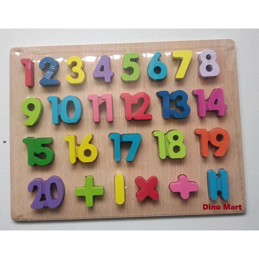 Jual Puzzle Kayu Bilangan Angka dan Simbol Matematika XL-8A | Shopee ...