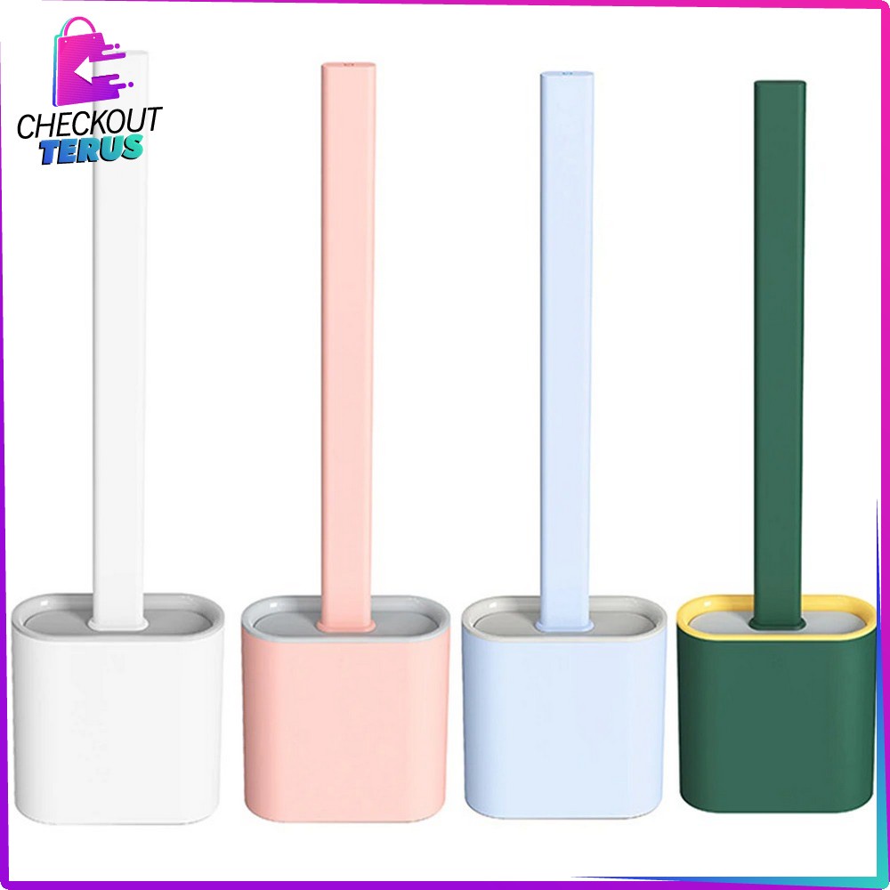 Jual CT C152 Sikat Toilet Alat Pembersih Kamar Mandi Sikat WC Silikon ...