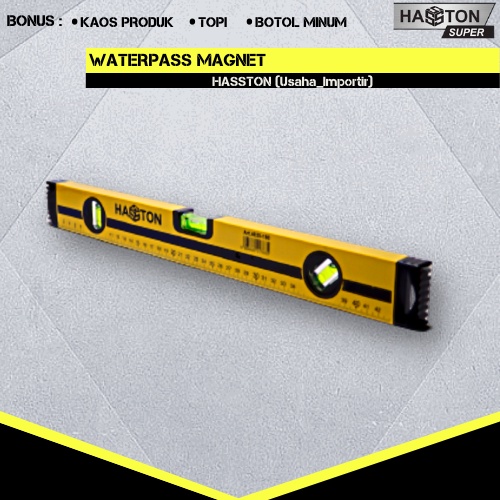 Jual Waterpass Magnet Hasston 4630-180 Prohex Hasston Original ...