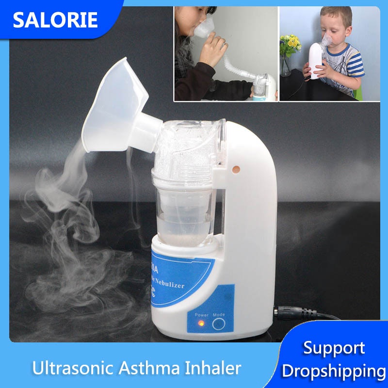 Jual PREORDER Ultrasonic Asthma Inhaler Portable Mesh Nebulizer Mist ...