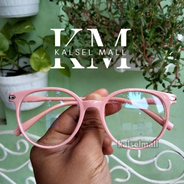 Jual Kacamata Frame Anti Radiasi Metal Gaya Retro Model Oval Bulat Lonjong Untuk Pria / Wanita ...