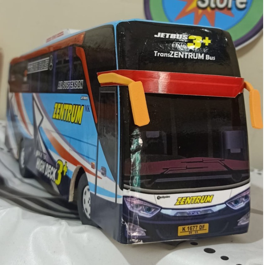 Jual miniatur bus bis / mainan bus bis shd ZETRUM | Shopee Indonesia