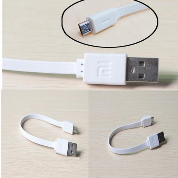 Jual Cable Data Xiaomi Original Micro Pendek Original Powerbank Putih ...