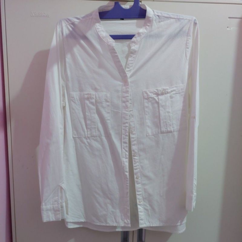 Jual kemeja putih shirt putih brand the executive preloved 1 kali pakai ...