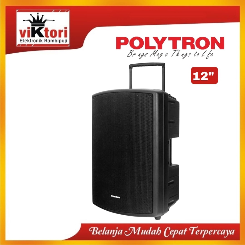 Jual POLYTRON ACTIVE SPEAKER PASPRO12F3/ SPEAKER 12INCH POLYTRON ...
