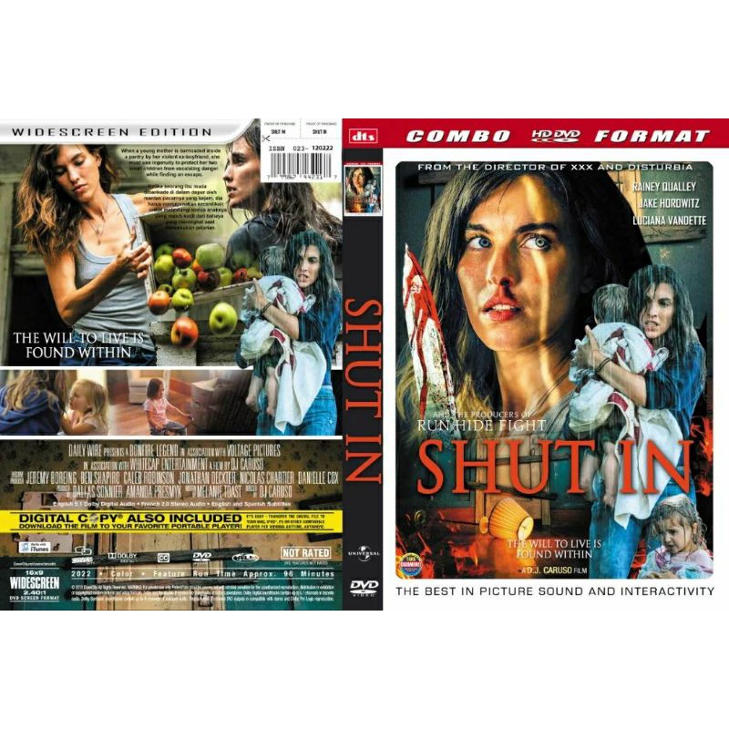 Jual dvd Shut In 2022 {OD DTS R1} {Horror} {Rainey Qualley, Jake ...