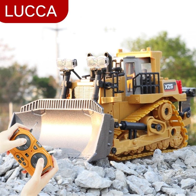 Jual Mainan RC Bulldozer 1:24 9CH Alloy Truck 2.4Ghz Remote Control ...