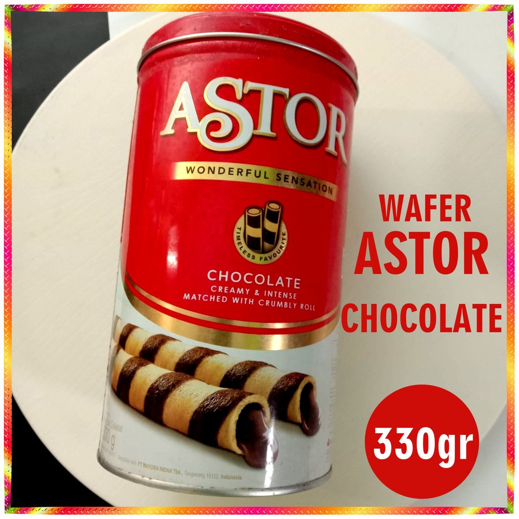 Jual Astor Stick Wafer Stik Rasa Coklat Chocolate Creamy 330gr | Shopee ...