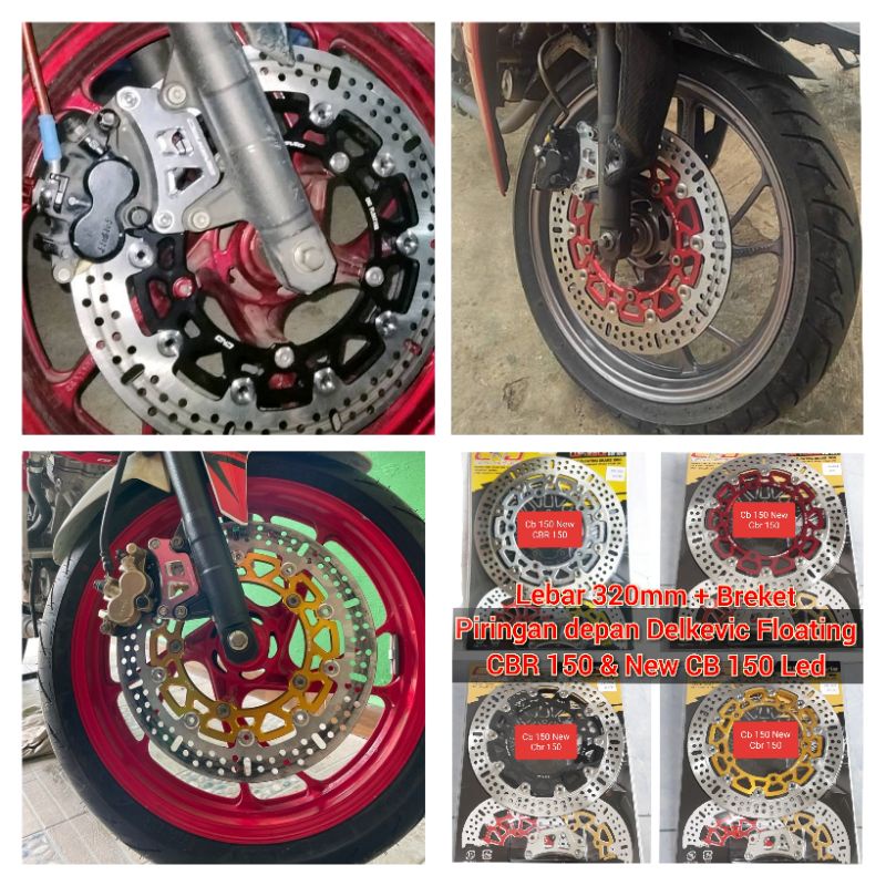 Jual Piringan cakram depan Cbr 150 facelift k45g k45n k45r lokal k45 k45a cbu Cb 150 led rem ...