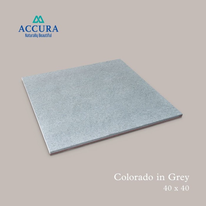 Jual KERAMIK 40X40 COLORADO GREY MATT - MULIA TILE | Shopee Indonesia