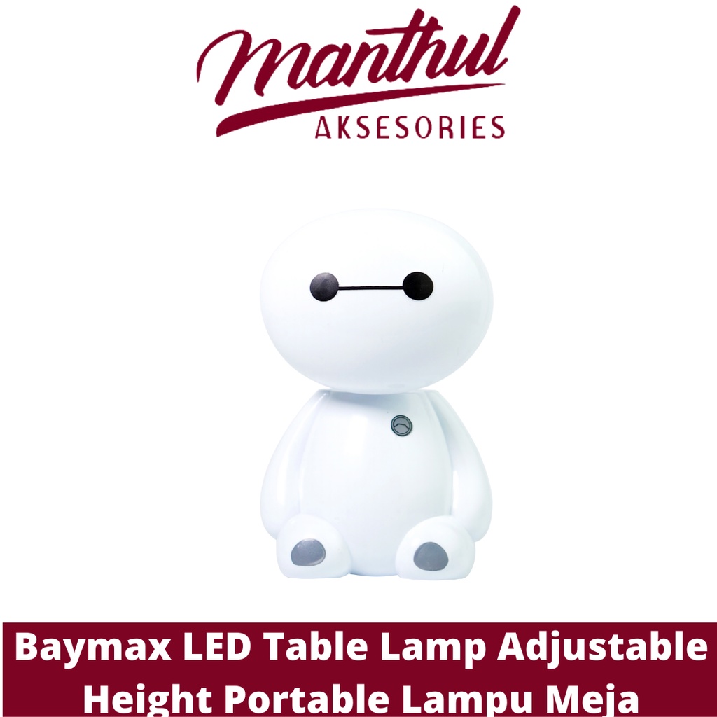 Jual Baymax LED Table Lamp Adjustable Height Portable Lampu Meja ...