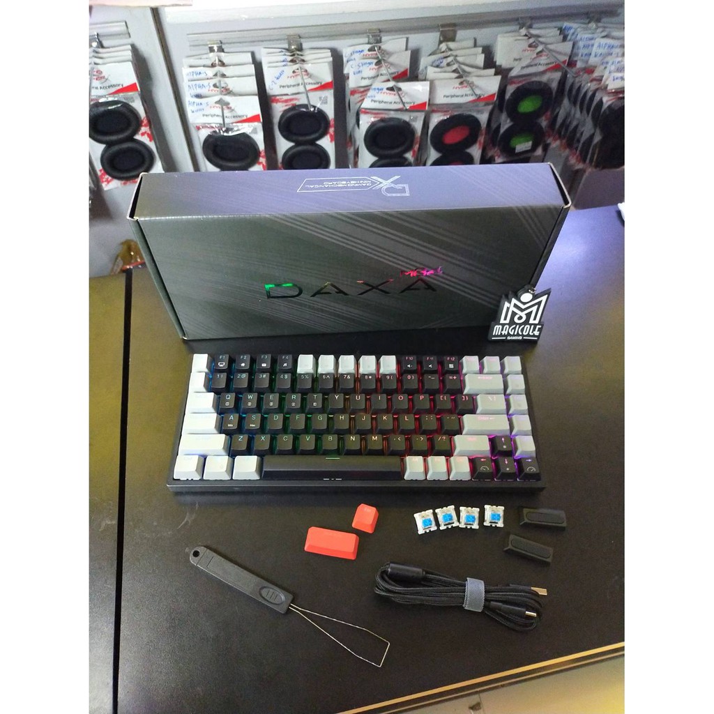 Jual Rexus Daxa M84 PRO Keyboard Wireless Gaming Mechanical | Shopee ...