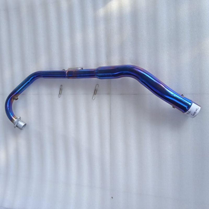 Jual pipa header CB150R lokal full blue istimewa suara gahar | Shopee ...