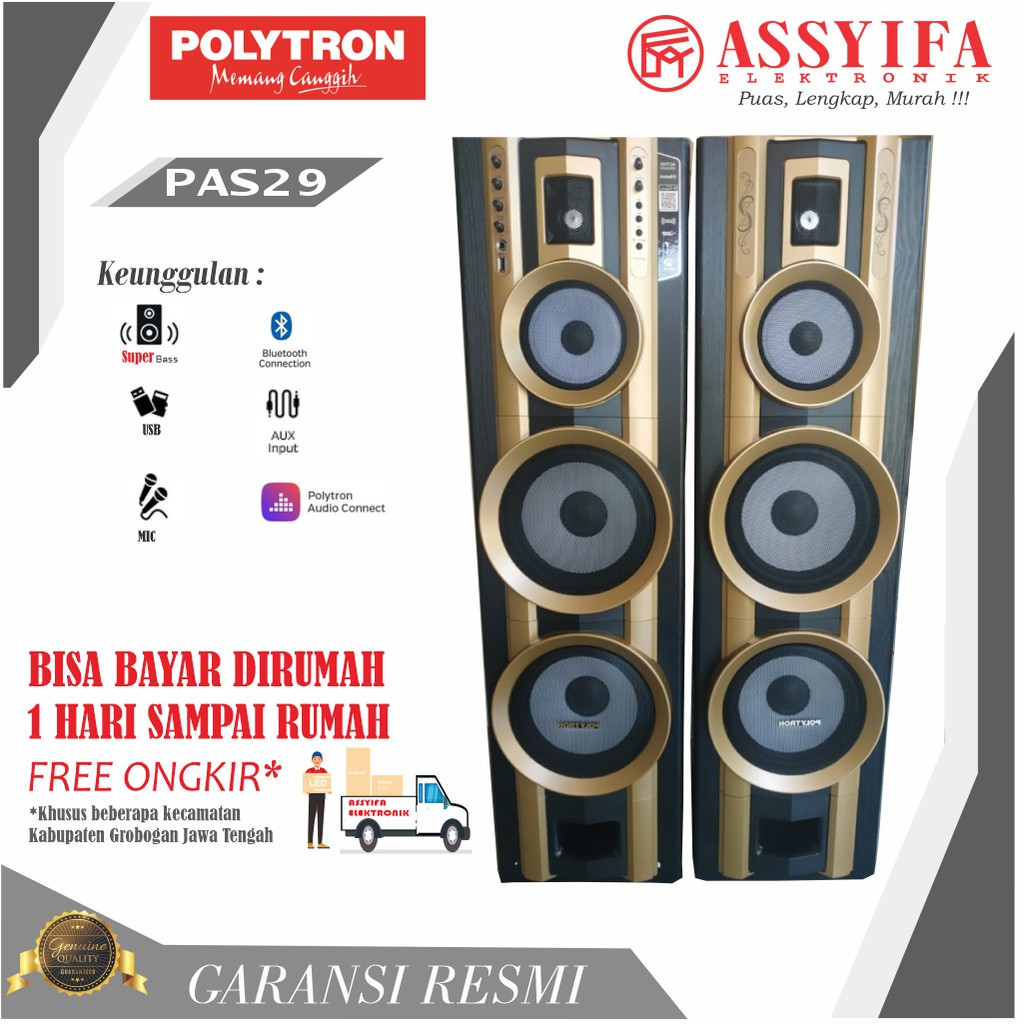 Jual SPEAKER AKTIF POLYTRON PAS 29 XBR | Shopee Indonesia