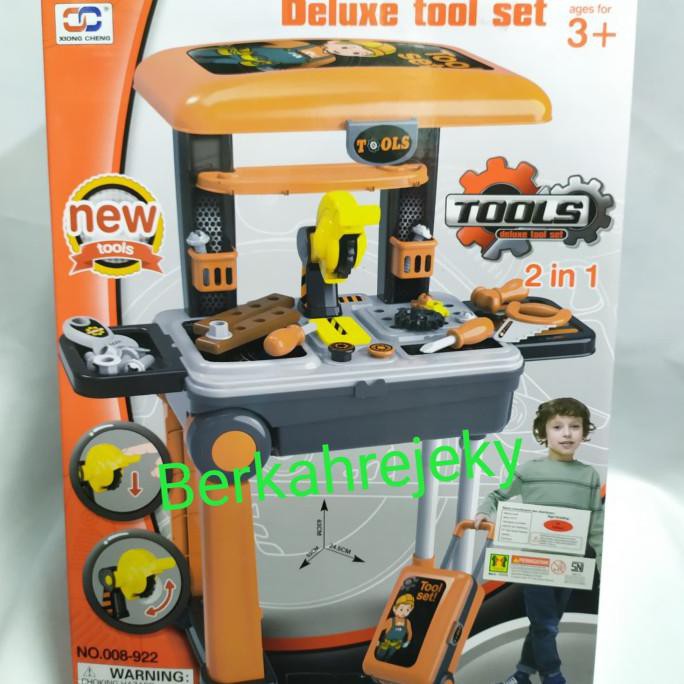 Jual MAINAN MEJA KOPER TOOL SET 2 IN 1 DELUXE TOOL SET 008-922 Best ...