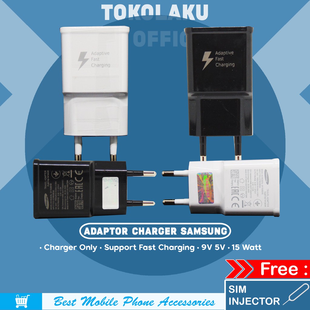 Jual Batok Charger Samsung Fast Charging Original Output 5V 9V Adaptor ...