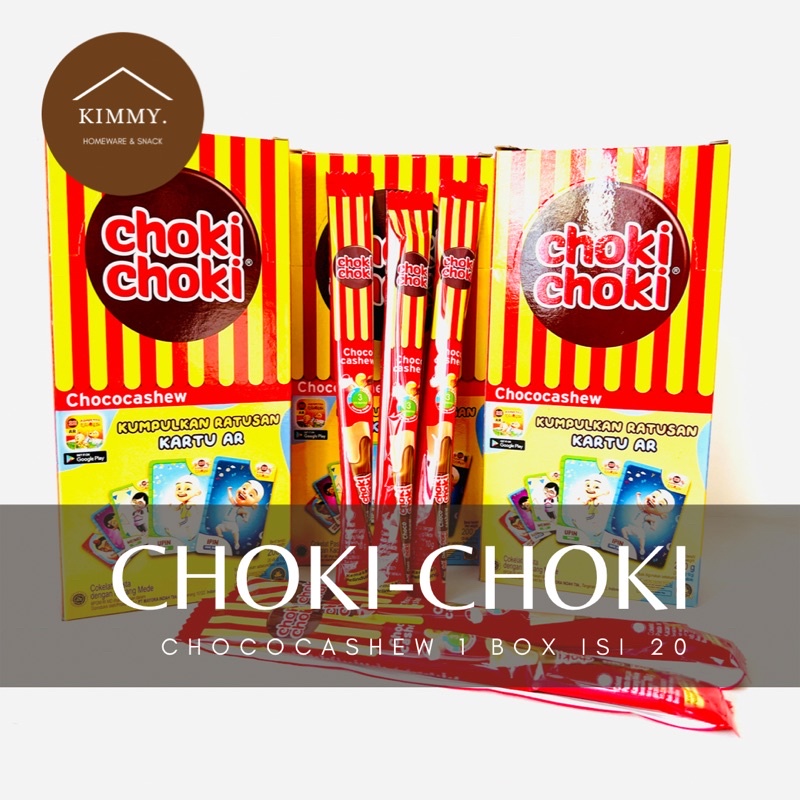Jual CHOKI CHOKI CHOCO CASHEW 1 BOX ISI 20 STICK / CHOKI-CHOKI PASTA ... Jual CHOKI CHOKI CHOCO CASHEW 1 BOX ISI 20 STICK / CHOKI-CHOKI PASTA ...