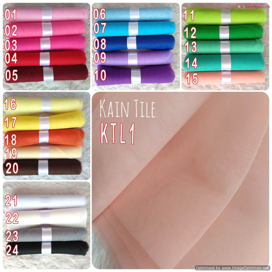 Jual KTL1 Kain Tile Kaku Bahan Bungkus Souvenir, Dress Tutu 1mx120cm ...