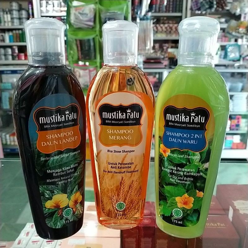 Jual MUSTIKA RATU SHAMPOO MERANG, DAUN WARU, DAUN LANDEP | Shopee Indonesia