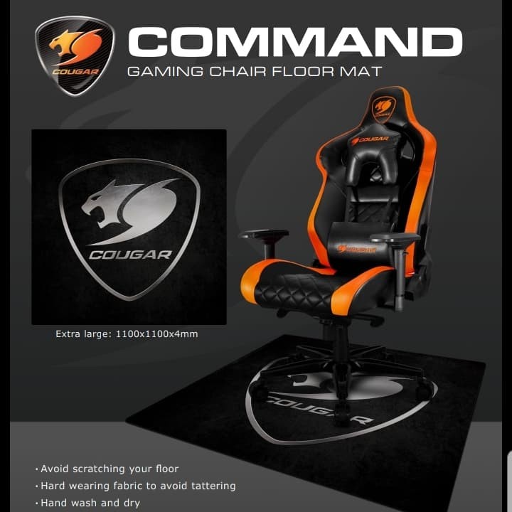 Jual Cougar Command Gaming Chair Floor Mat Karpet Alas Kursi Gaming ...