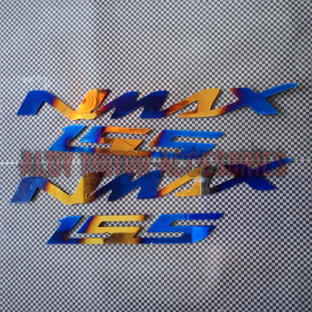 Jual Emblem two-tone Yamaha Nmax 155 tulisan Nmax 155 Twotone | Shopee ...