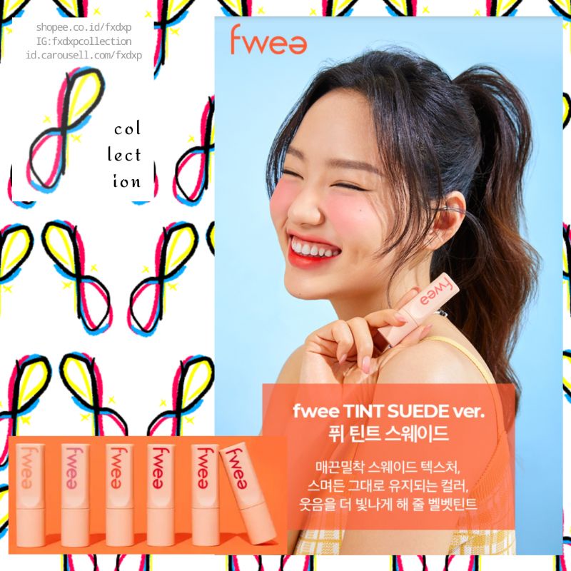 Jual fwee Tint Suede 5g (10 Color Lip Tint Velvet Matte) | Shopee Indonesia