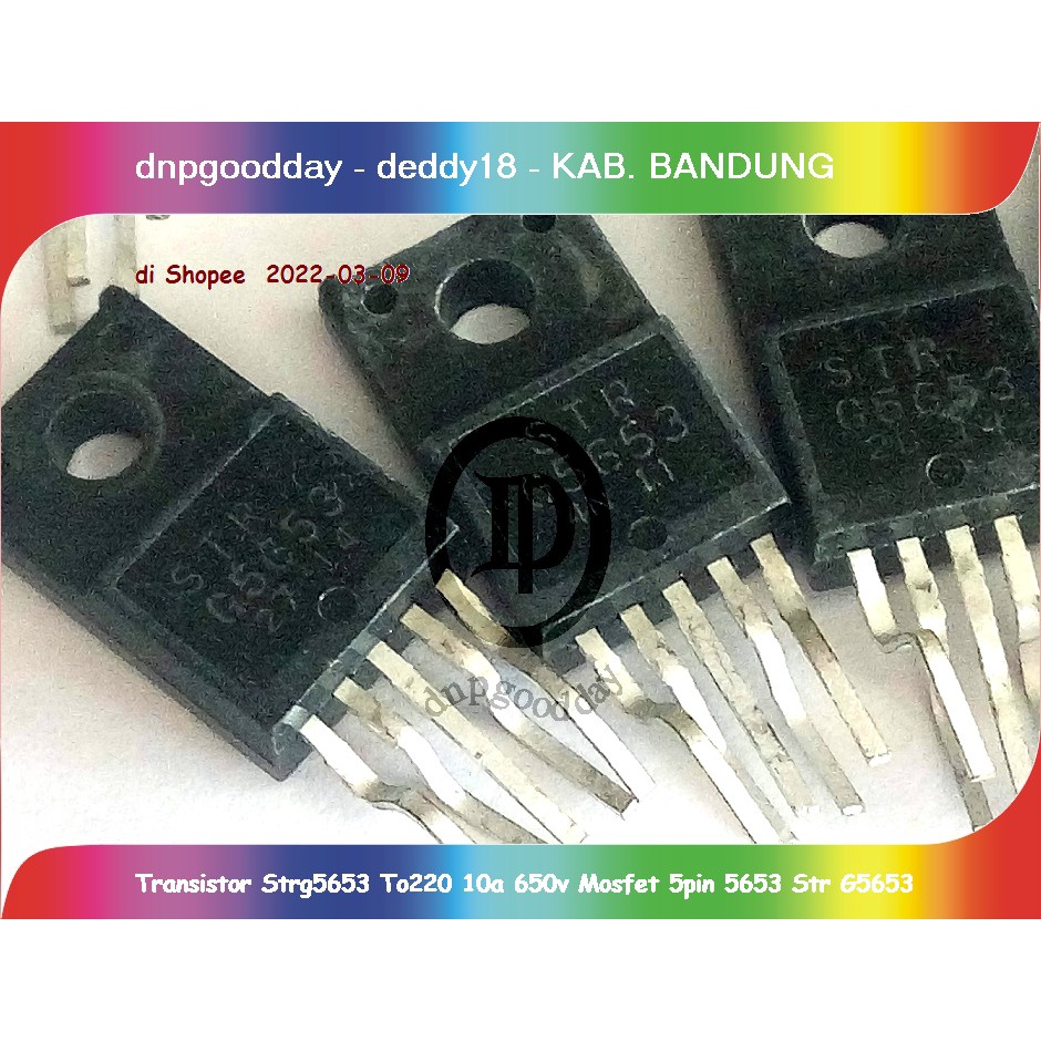 Jual Transistor Strg5653 To220 10a 650v Mosfet 5pin 5653 Str G5653 ...
