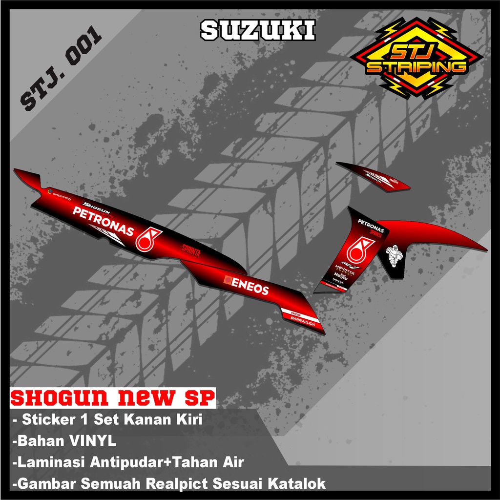 Jual Sticker Striping SHOGUN NEW SP - Stiker Striping Variasi Motor ...