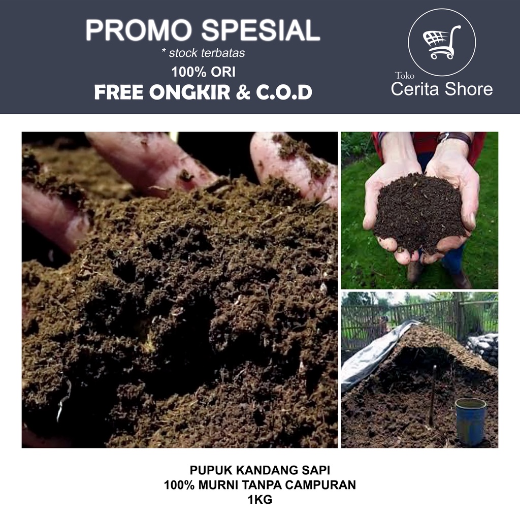 Jual Pupuk/ pupuk kandang sapi murni/ kotoran sapi murni/ pupuk kering ...