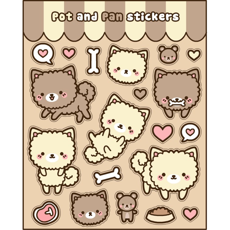 Jual STICKER POT AND PAT WATERPROOF MURAH / STIKER ESTETIK / STICKER ...