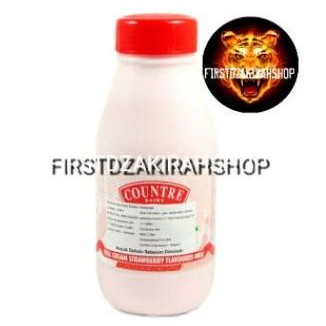 Jual countre dairy full cream strawbery milk 500ml | Shopee Indonesia