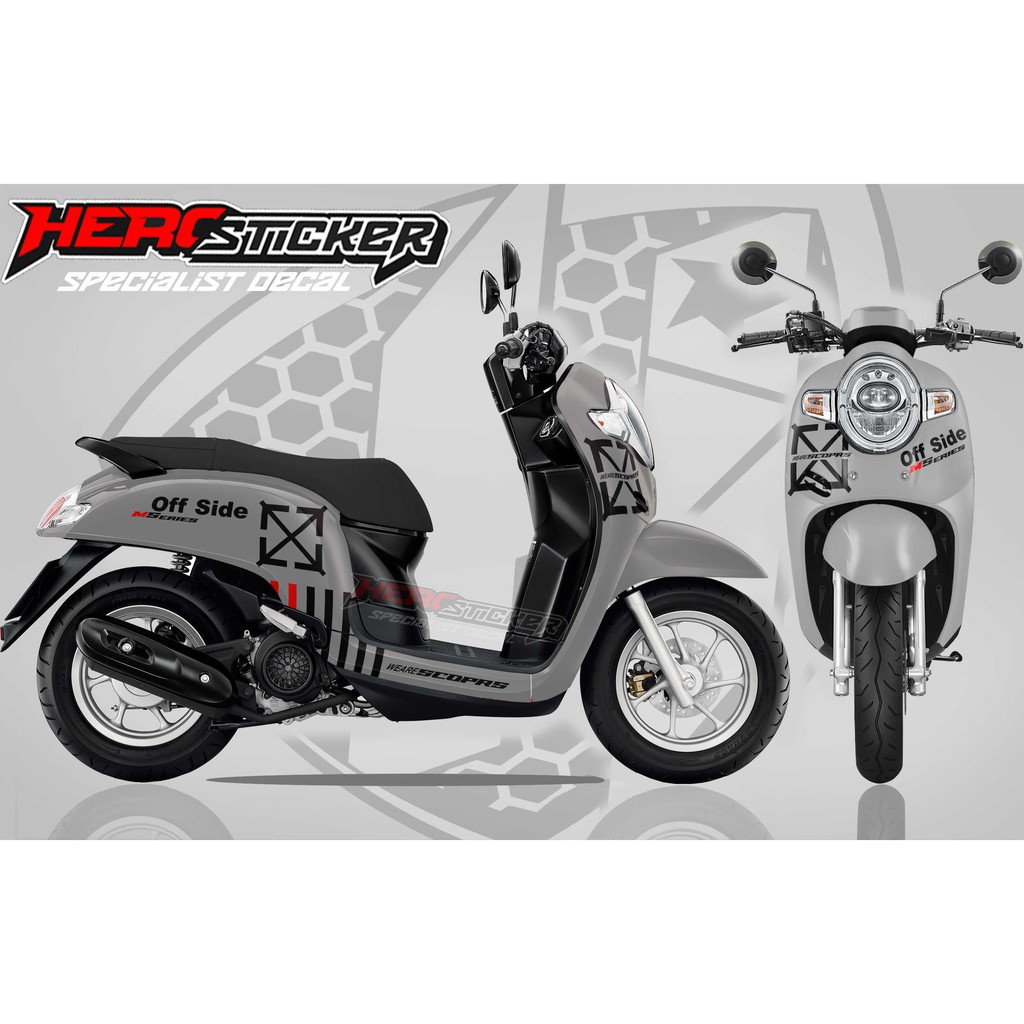 Jual DECAL STICKER SCOOPY 2021 OFFSIDE-DECAL SCOOPY-DECAL MOTOR SCOOPY ...