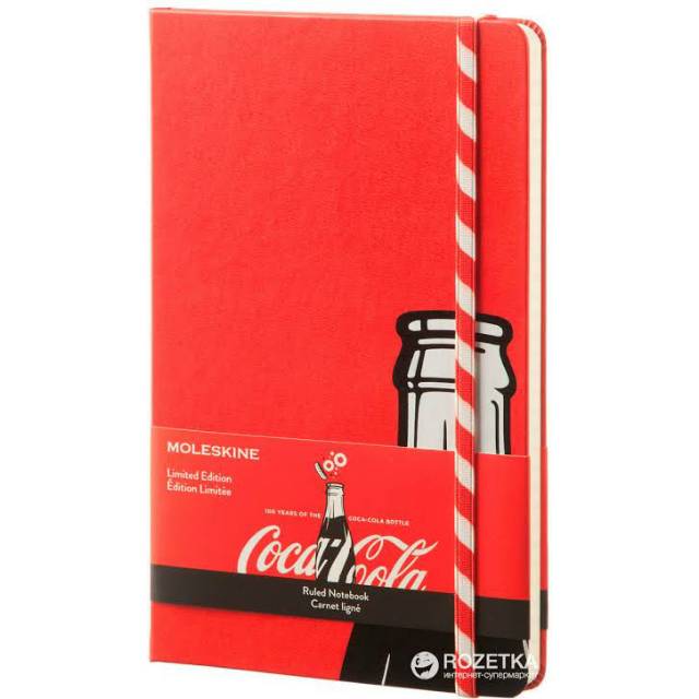 Jual Moleskine Ruled Notebook Coca Cola Limited Edition | Shopee Indonesia