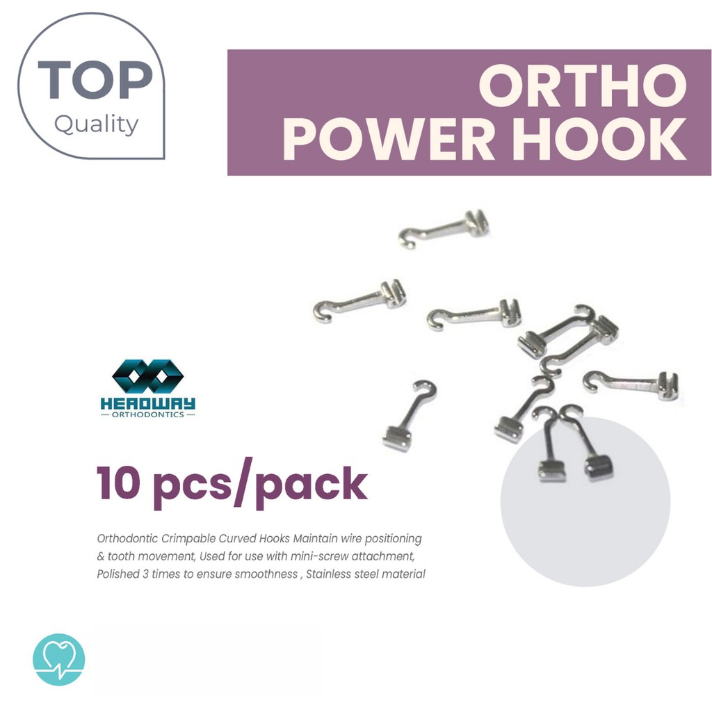 Jual Ortho Power Hook // Behel Gigi Orthodontik //Bracket Kawat Gigi ...