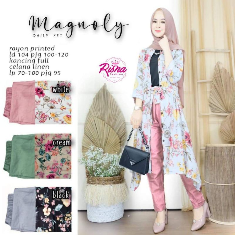 Jual magnoly daily set by risna | Shopee Indonesia