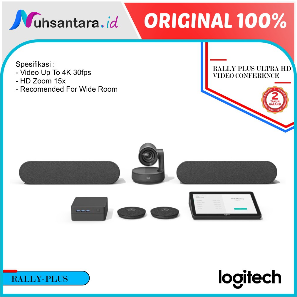 Jual Logitech Rally Plus System Ultra-HD WebCam Video Conference ...