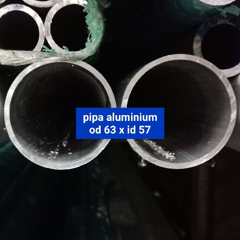 Jual Pipa Aluminium od 63 x id 57 / pipa alumunium harga per 10cm ...