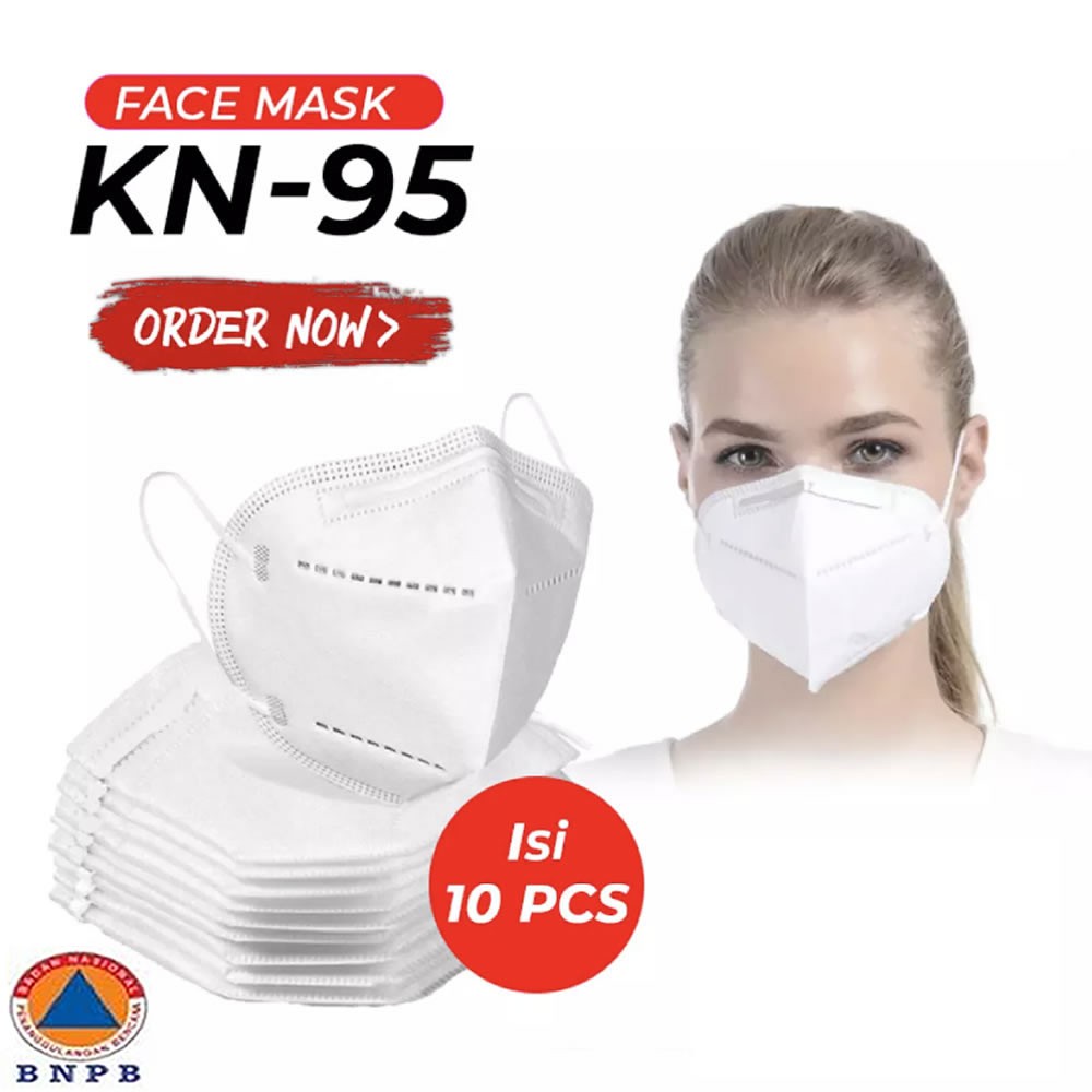 Jual Masker KN95 5ply Disposable Face Mask 5 Ply / Masker KN 95 Wajah ...