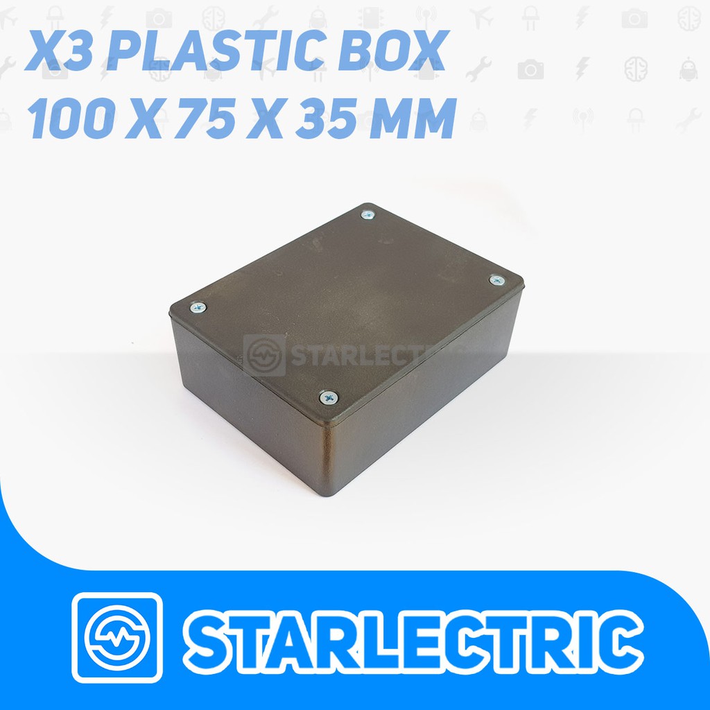 Jual Box Hitam X3 Kotak Plastik Casing Komponen X-3 | Shopee Indonesia