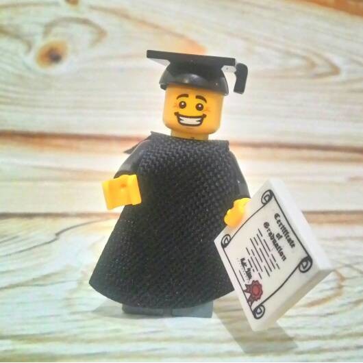 Jual Gantungan kunci minifigure wisuda graduation student | Shopee ...